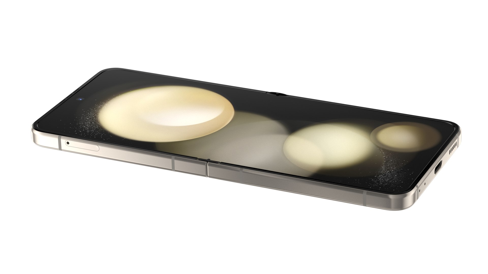 3D Samsung Galaxy Z Flip 5 Cream Model - TurboSquid 2131461