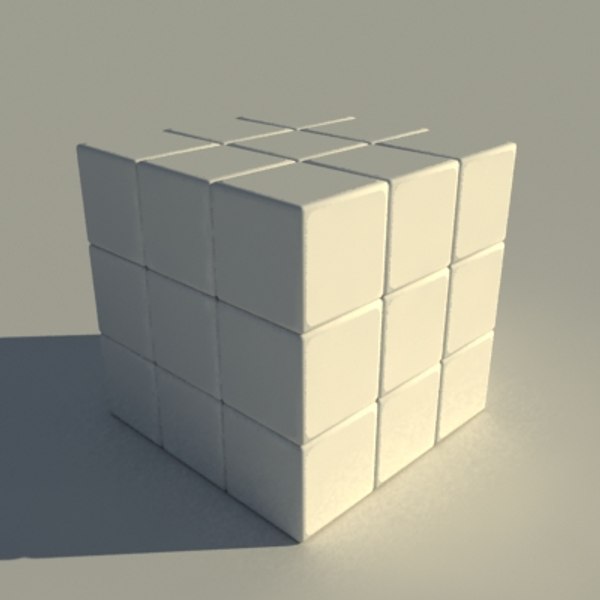 3d model rubick s cube