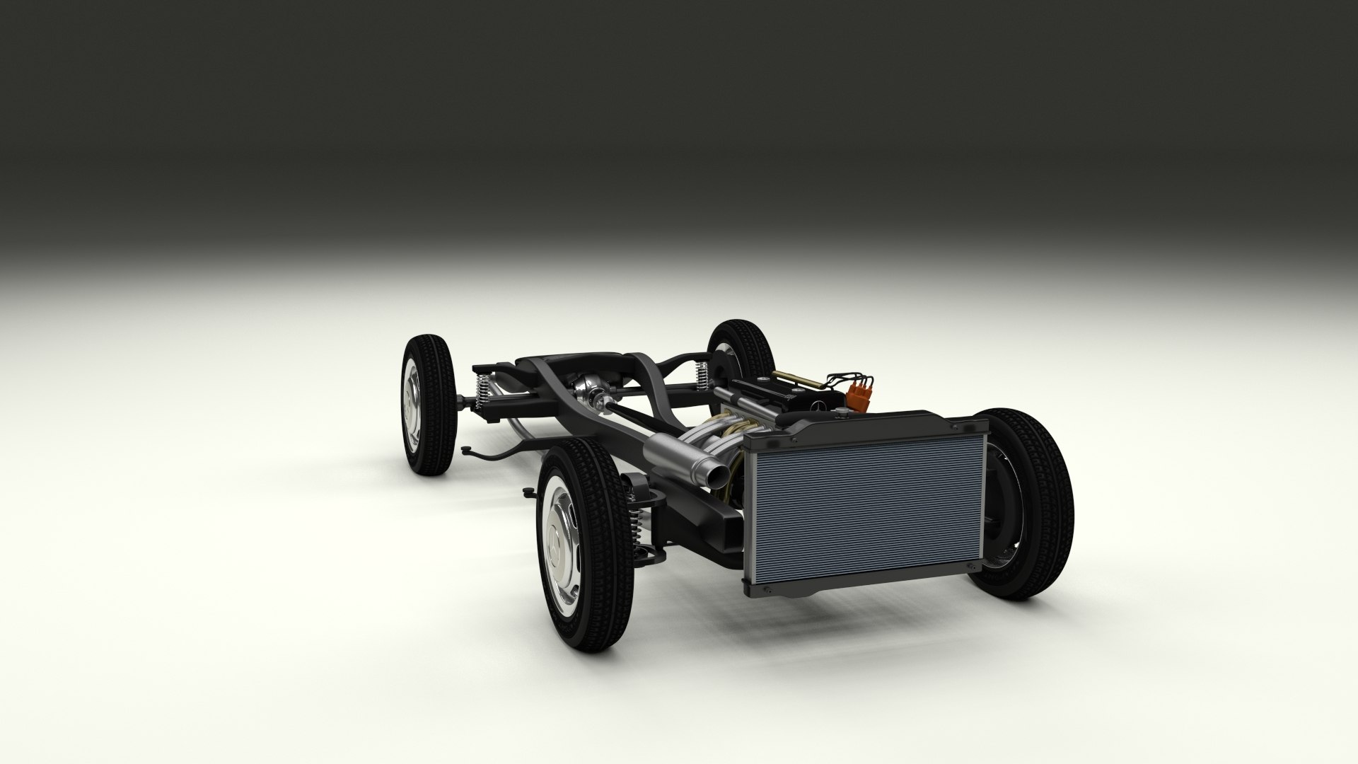 3d Mercedes 190sl Interior Modeled