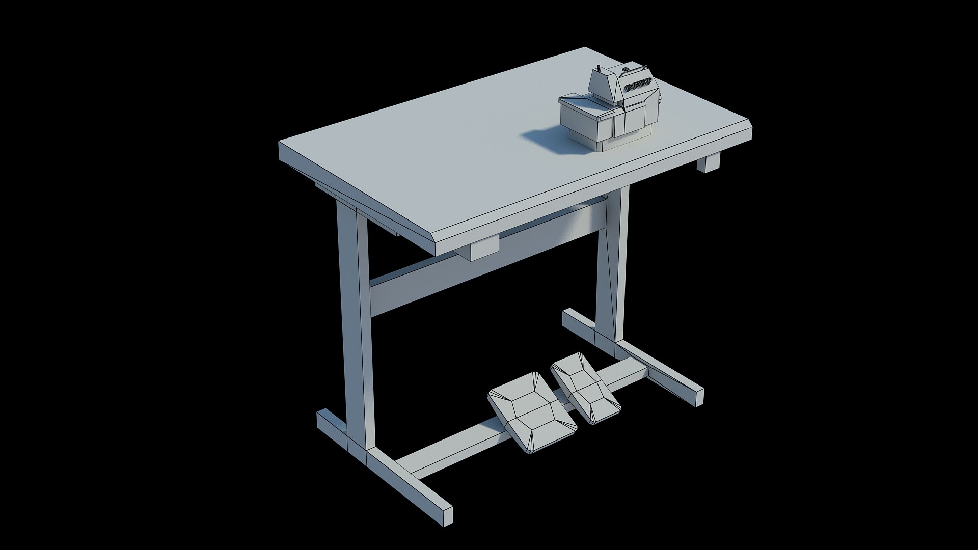 3D Model Industrial Overlock - TurboSquid 1303805