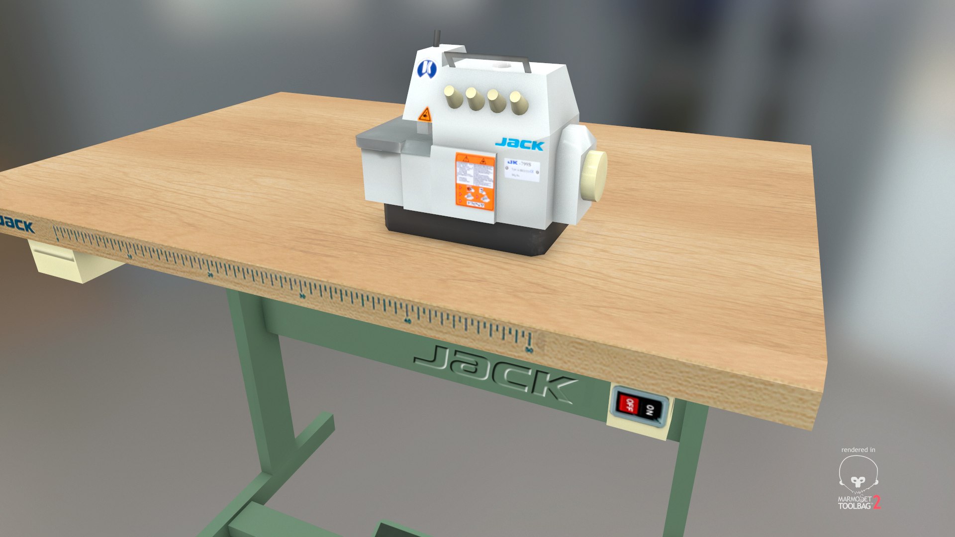 3D Model Industrial Overlock - TurboSquid 1303805