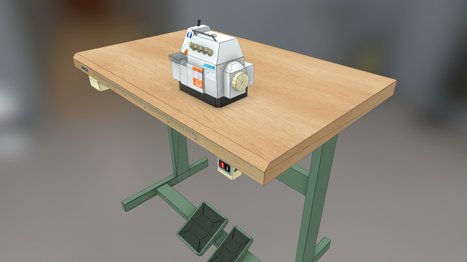 3D Model Industrial Overlock - TurboSquid 1303805