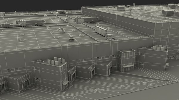 3D Tesla Giga Shanghai Factory - TurboSquid 1745532