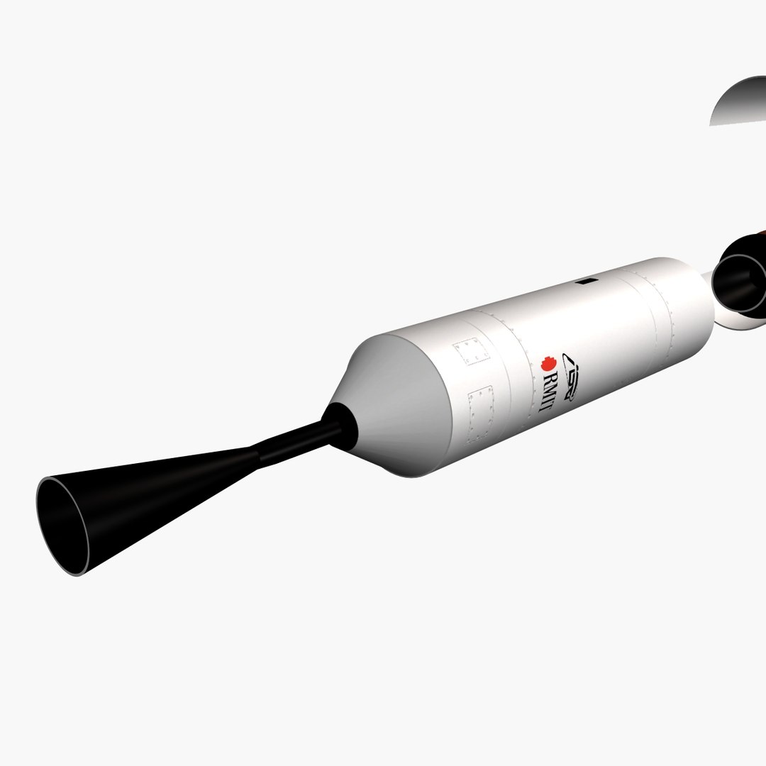 3d Model Nano Rocket