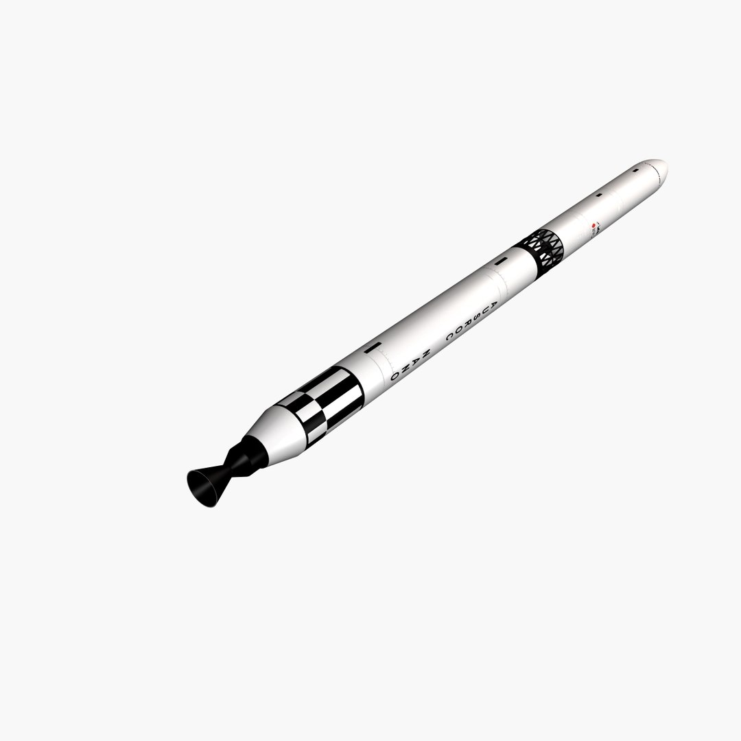3d Model Nano Rocket