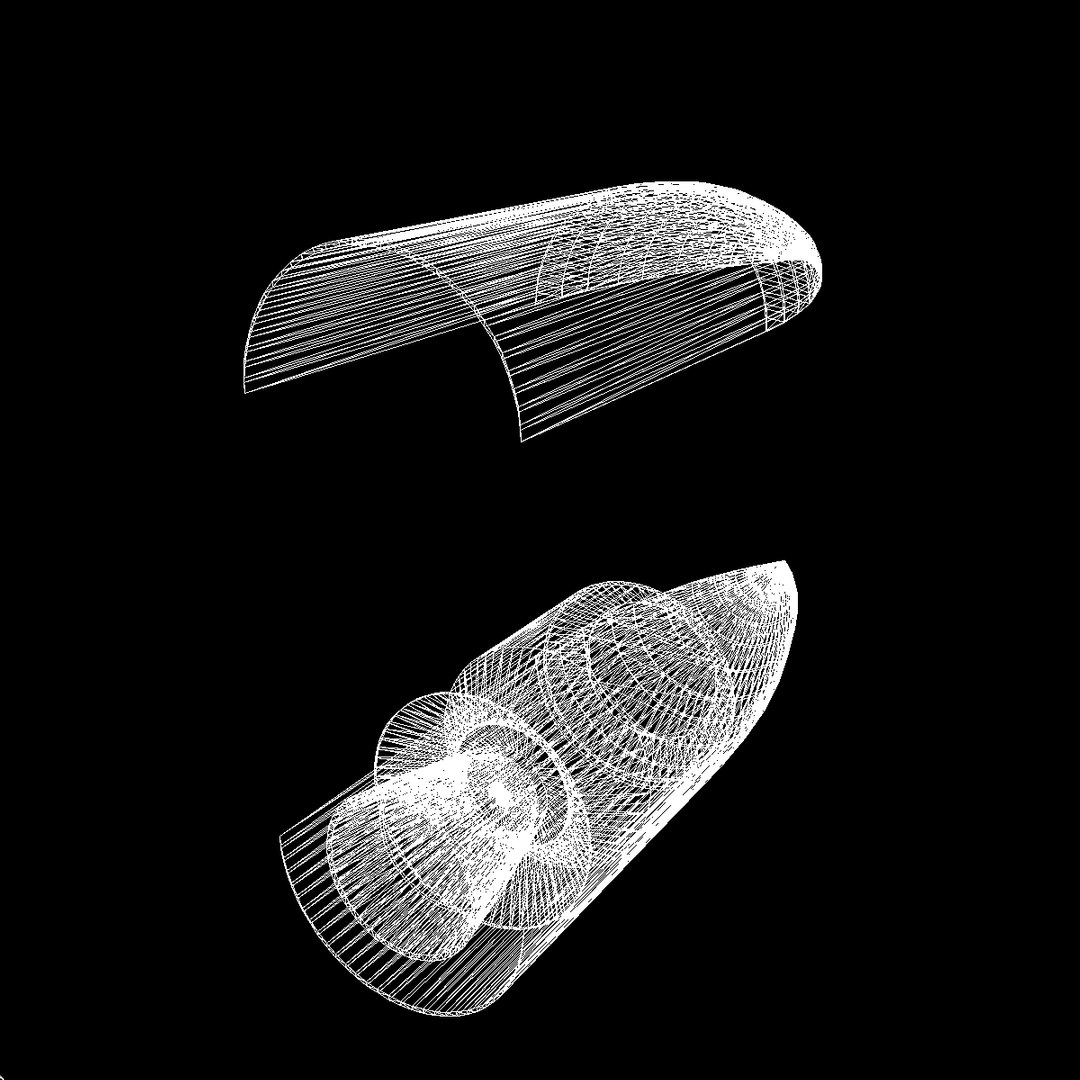 3d model nano rocket