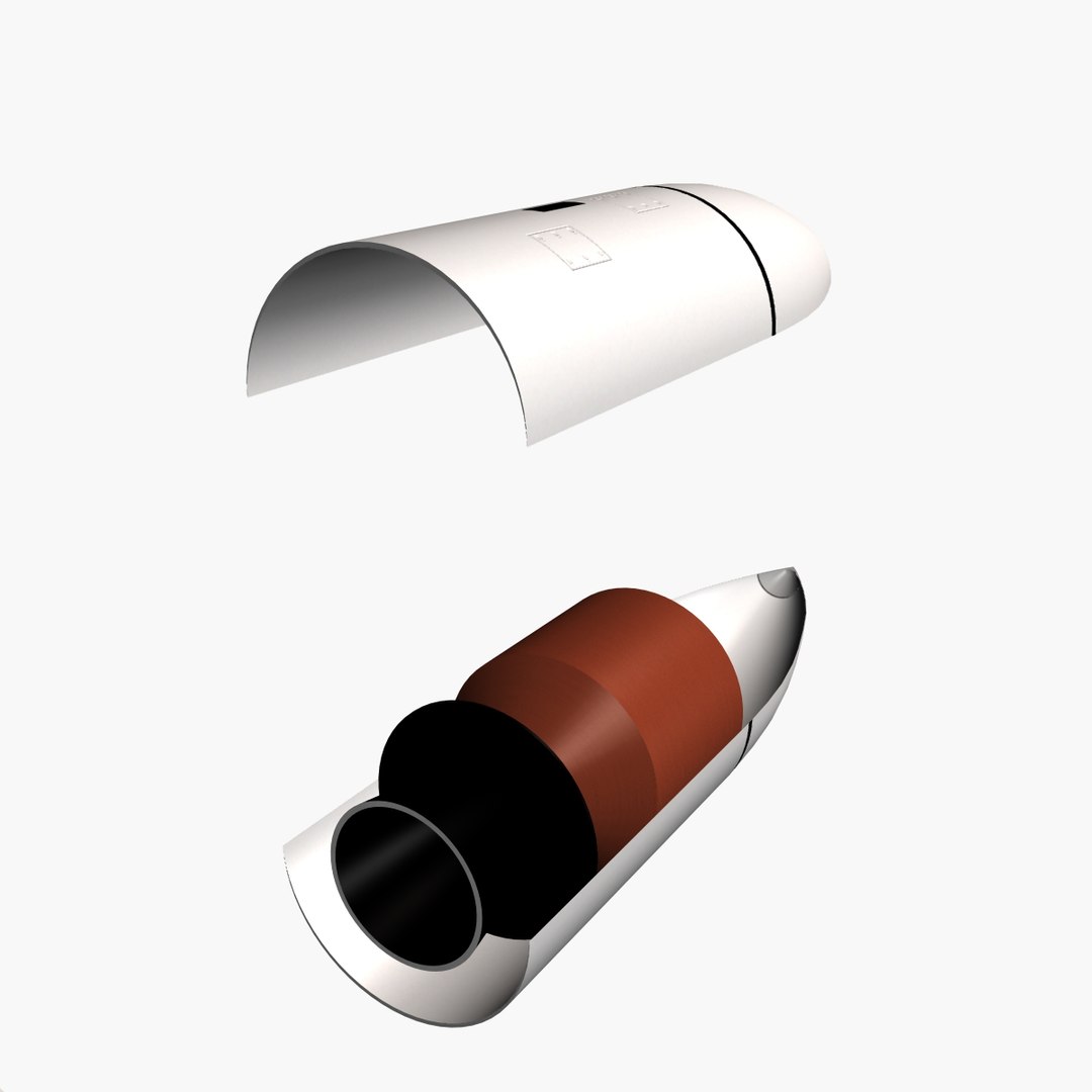 3d model nano rocket