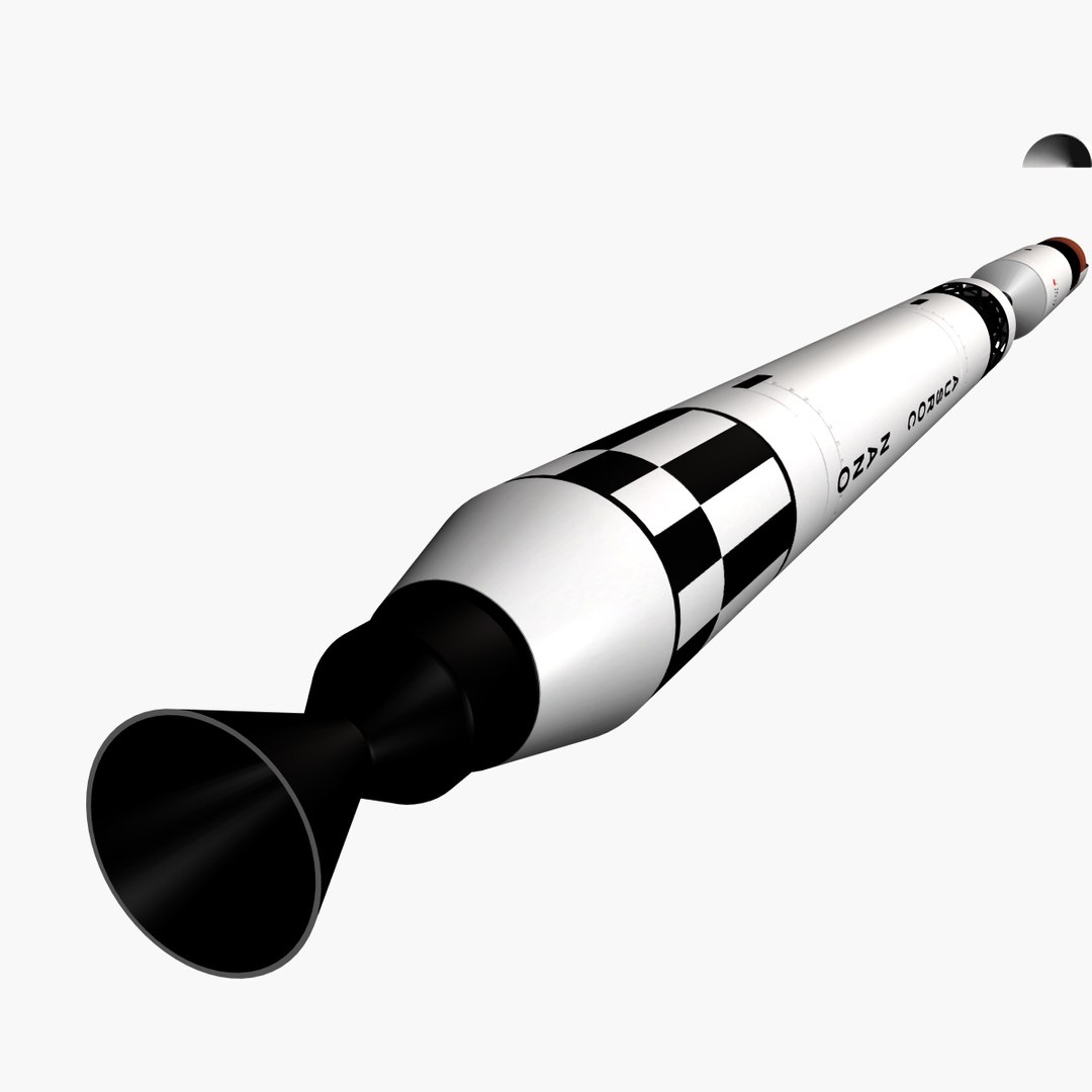 3d Model Nano Rocket