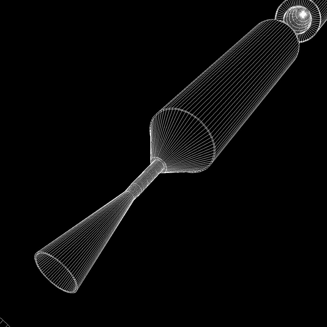 3d model nano rocket