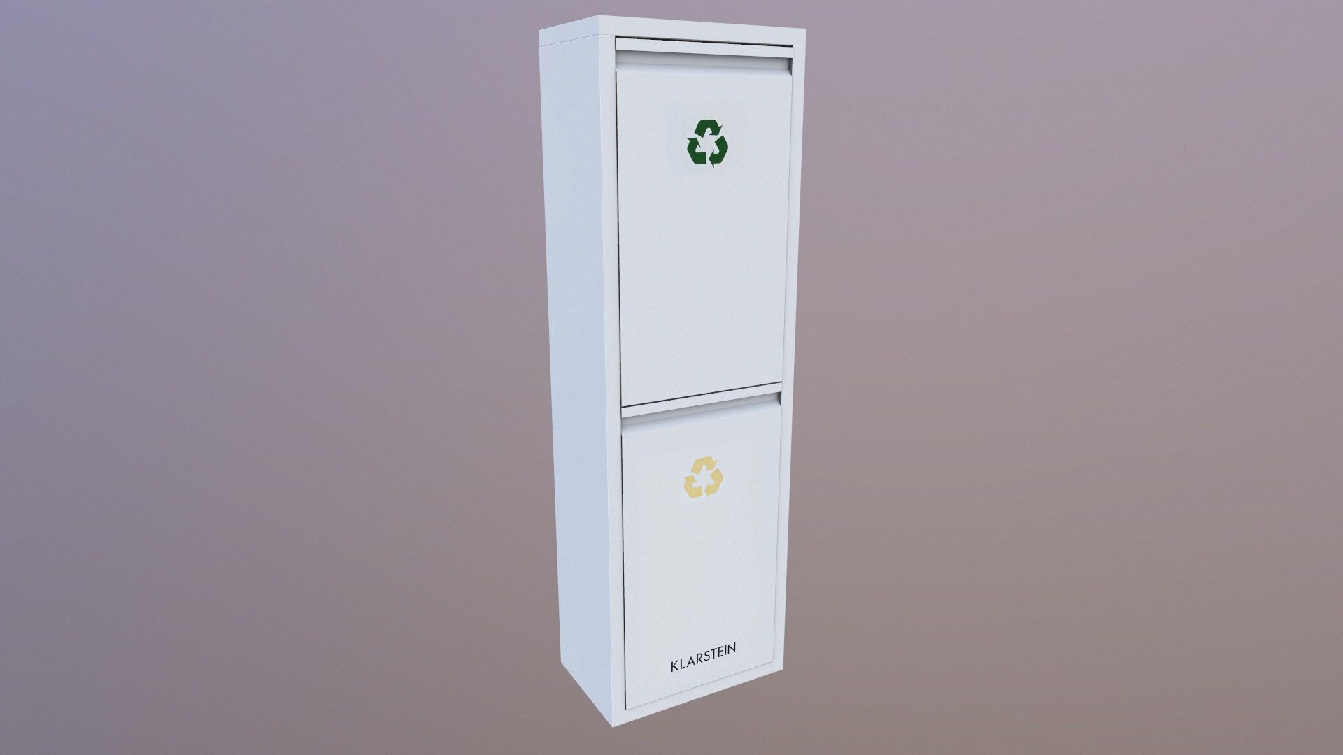 2 Sorting Dust Box Trash Can 3D Model - TurboSquid 2013922