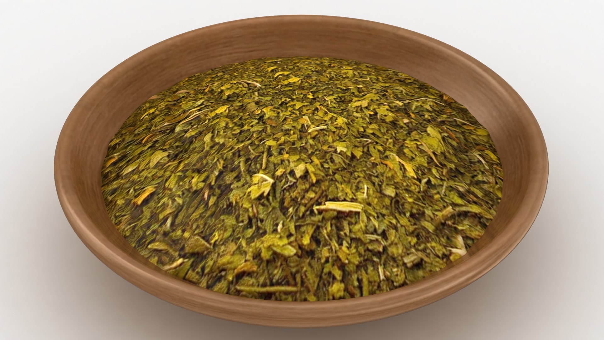 3D Green Tea Leaves - TurboSquid 1450357