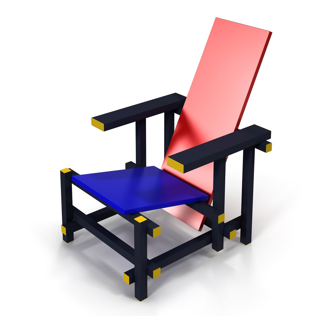Red Blue Chair Max Free