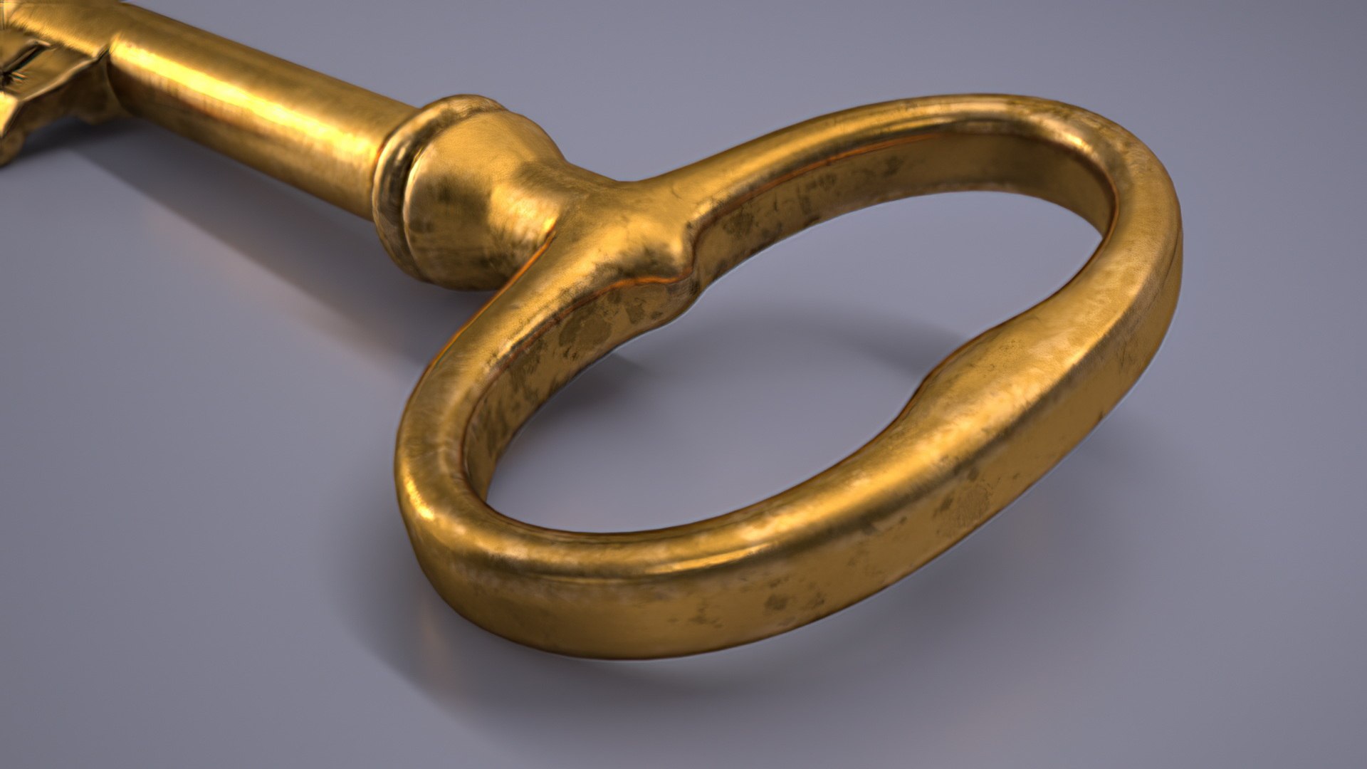 Classic Skeleton Key Gold 3D Model - TurboSquid 2244926