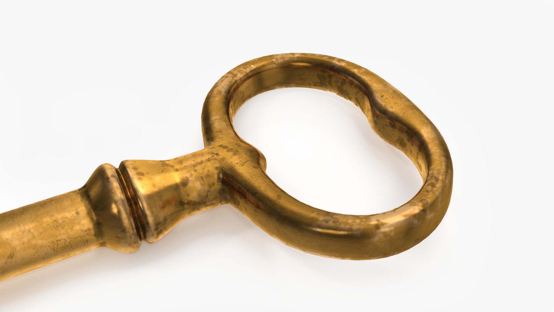 Classic Skeleton Key Gold 3D Model - TurboSquid 2244926