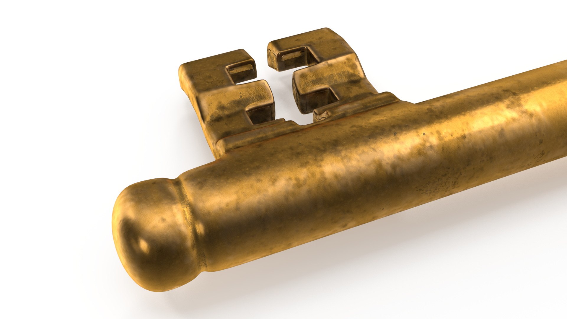 Classic Skeleton Key Gold 3D Model - TurboSquid 2244926