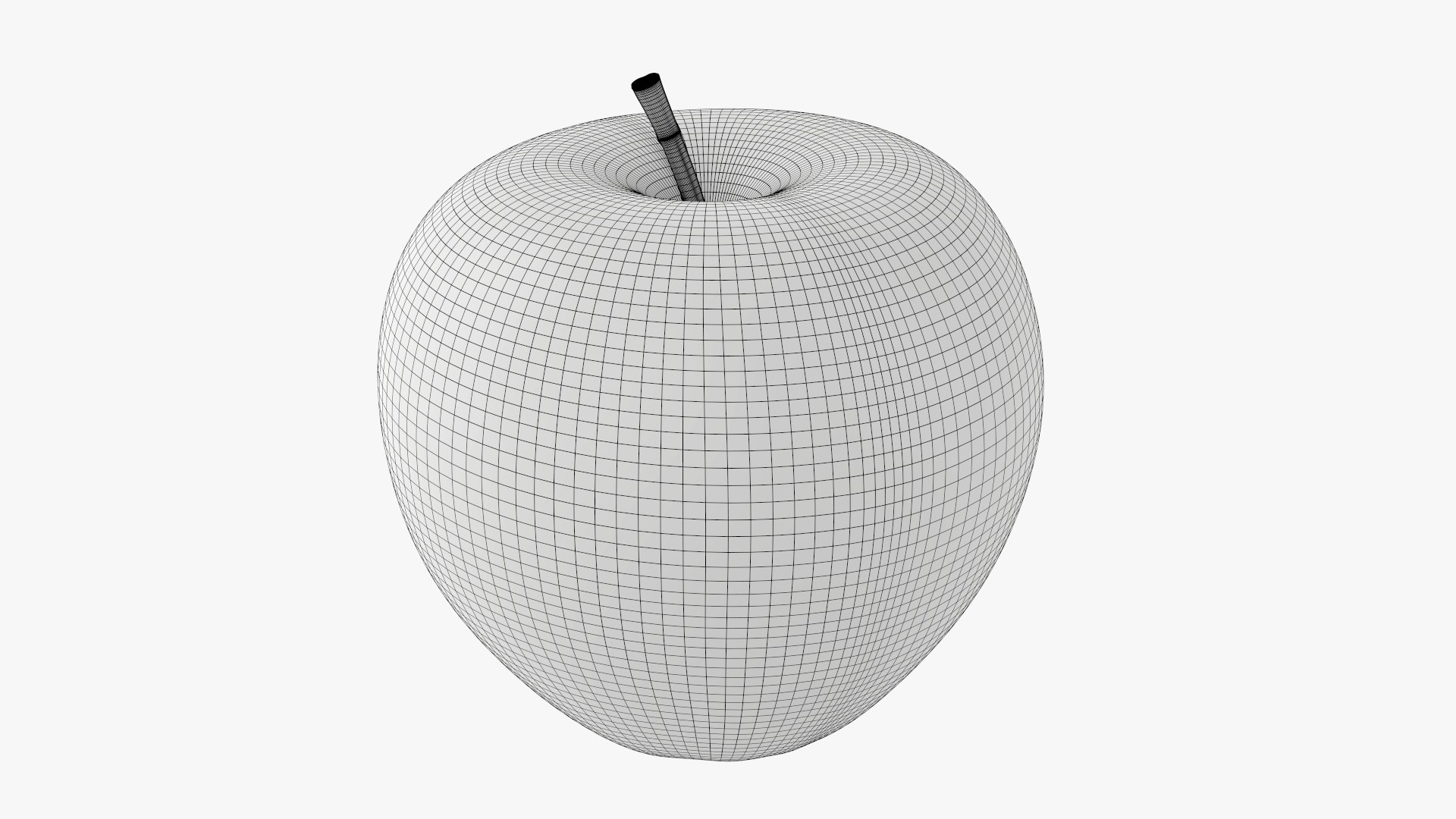 Apple fruit cut 3D - TurboSquid 1578401