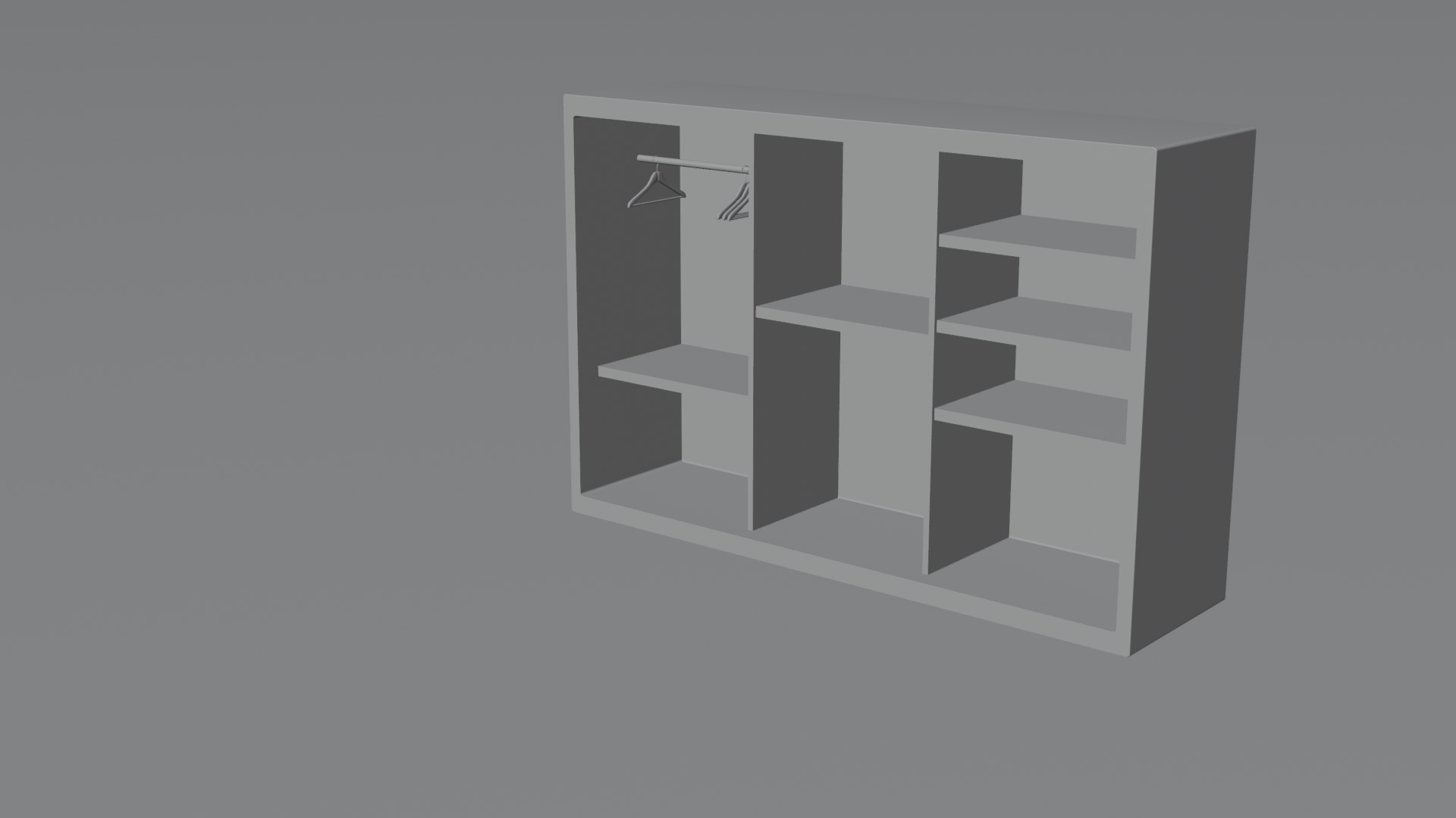 Wardrobe 3D Model - TurboSquid 2271748