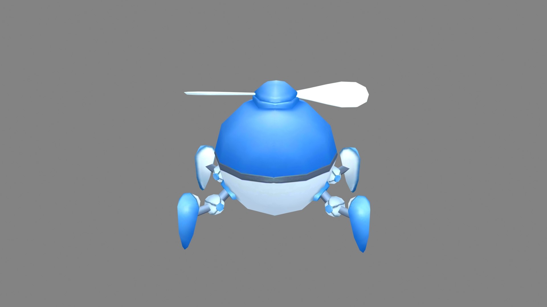 3D Cartoon Spider Robot Low-poly Model - TurboSquid 2116095