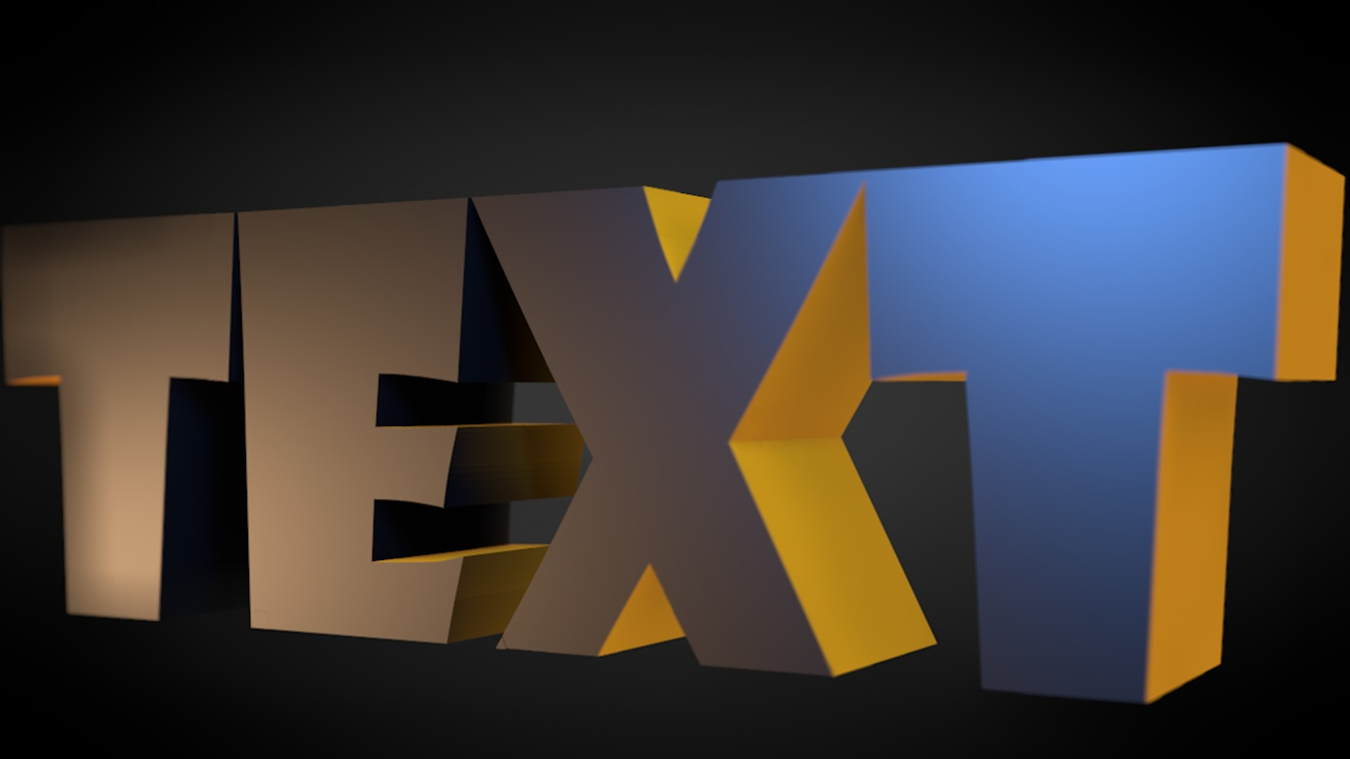Text 3d Model