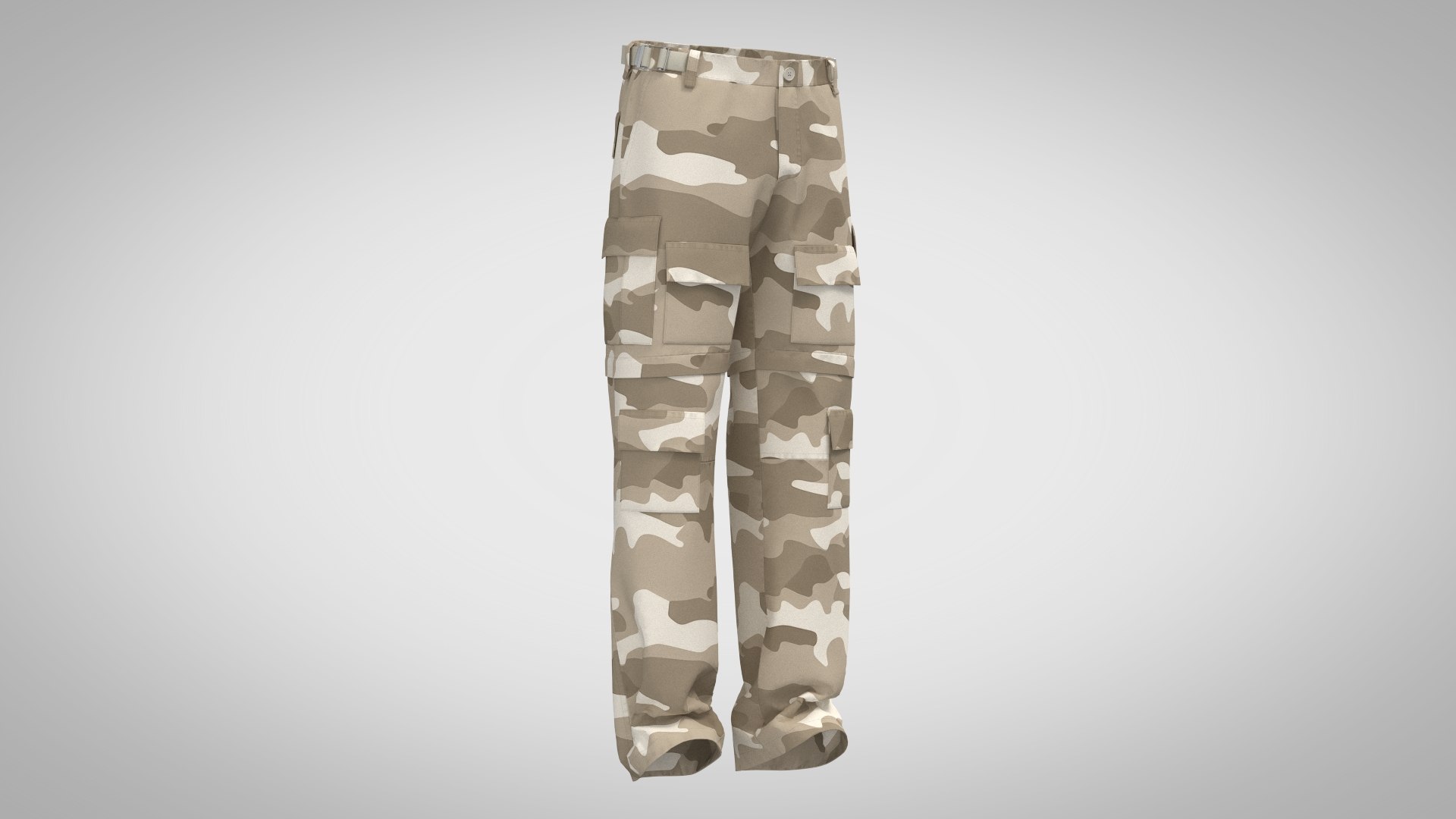 3D Baggy Cargo Pants - TurboSquid 2100018