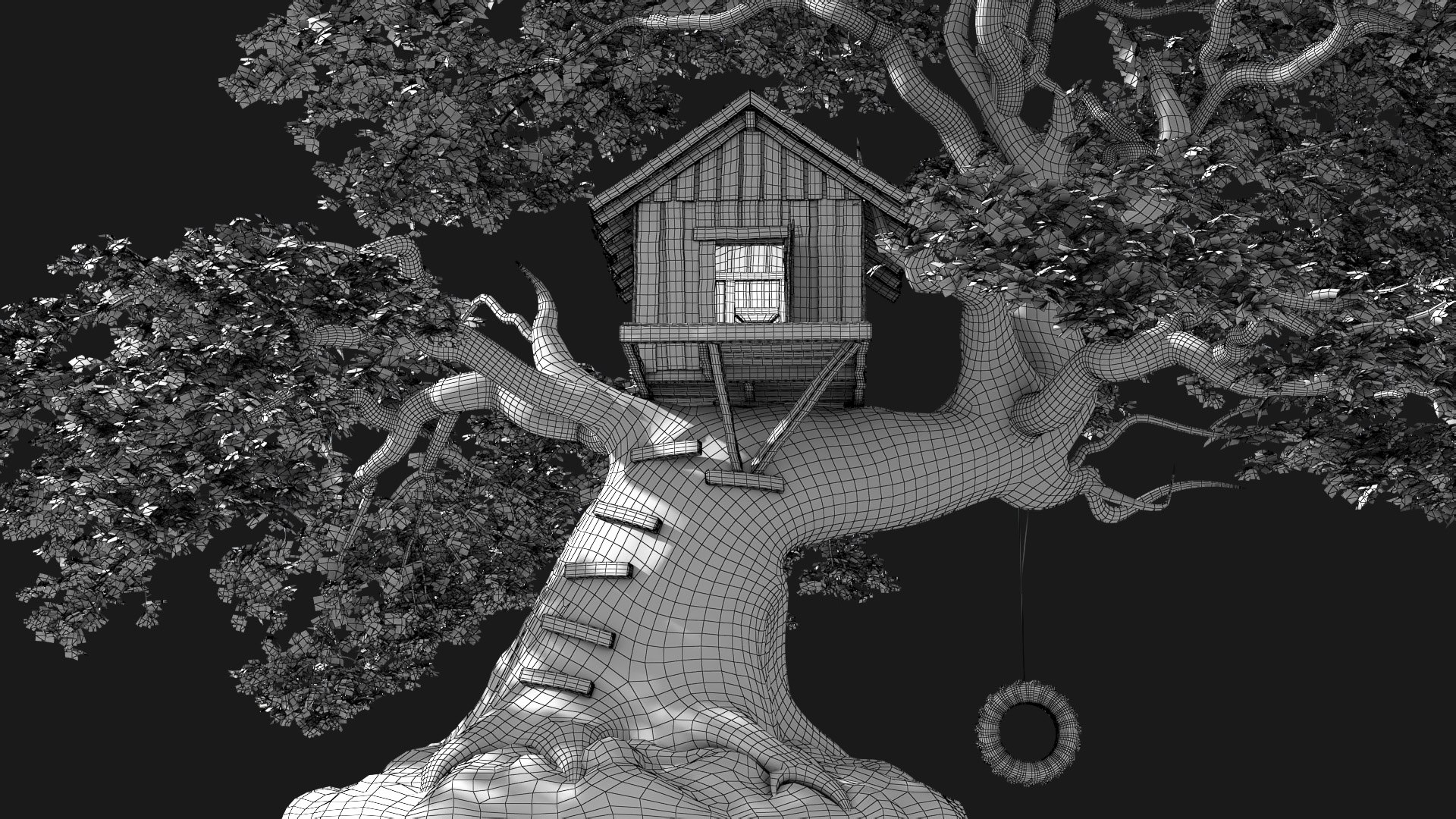 Tree House 3D model - TurboSquid 1810691