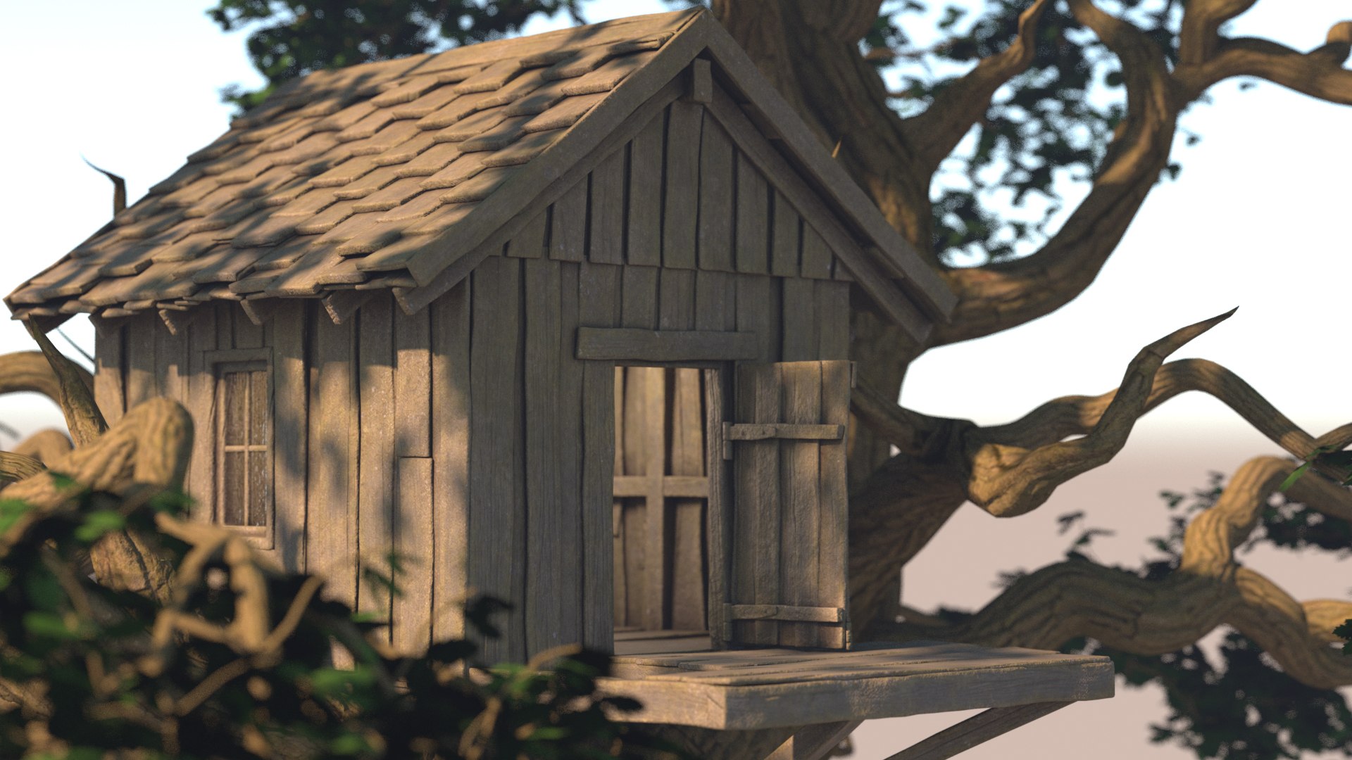 Tree House 3D model - TurboSquid 1810691