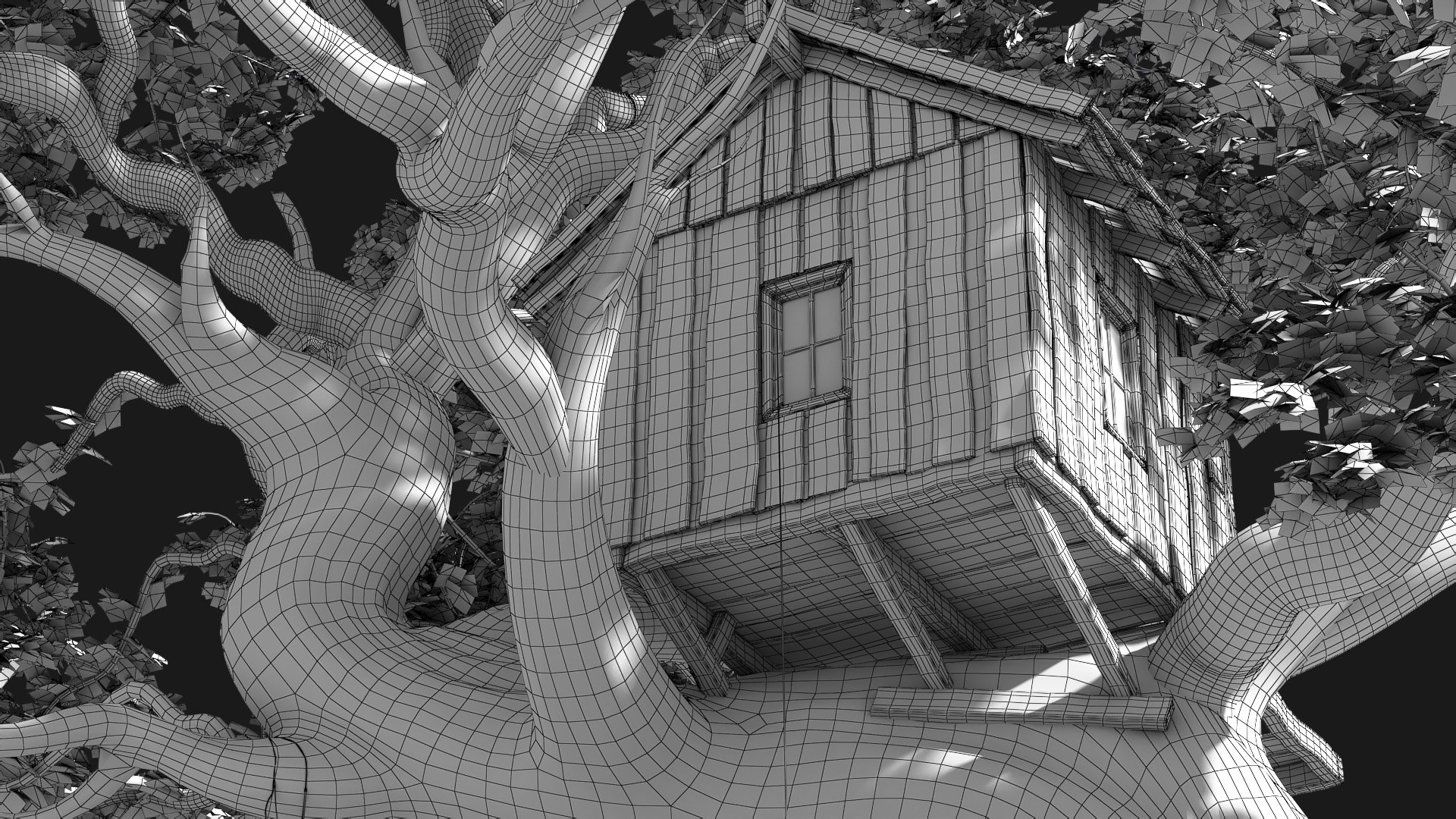 Tree House 3D model - TurboSquid 1810691