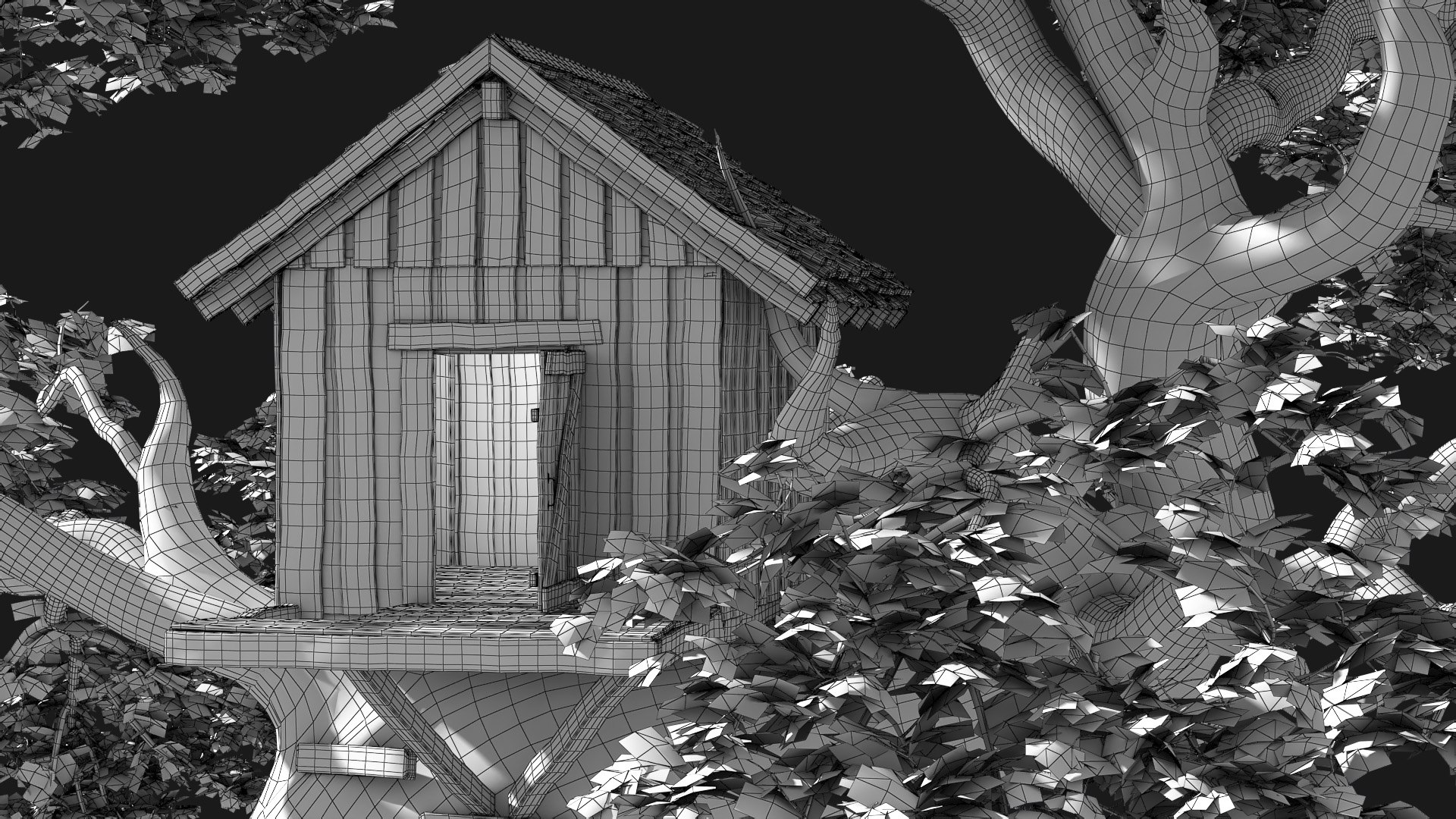 Tree House 3D model - TurboSquid 1810691