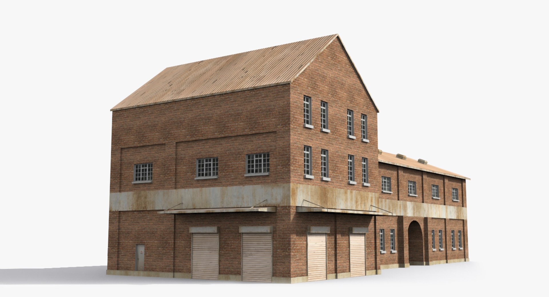 Ready Warehouse Factory 3D Model - TurboSquid 1547796