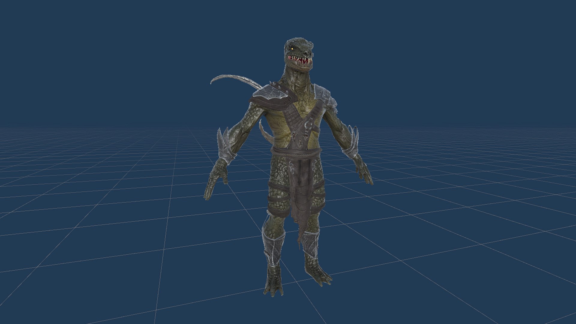 3D Lizardman Rogue Model - TurboSquid 2180301