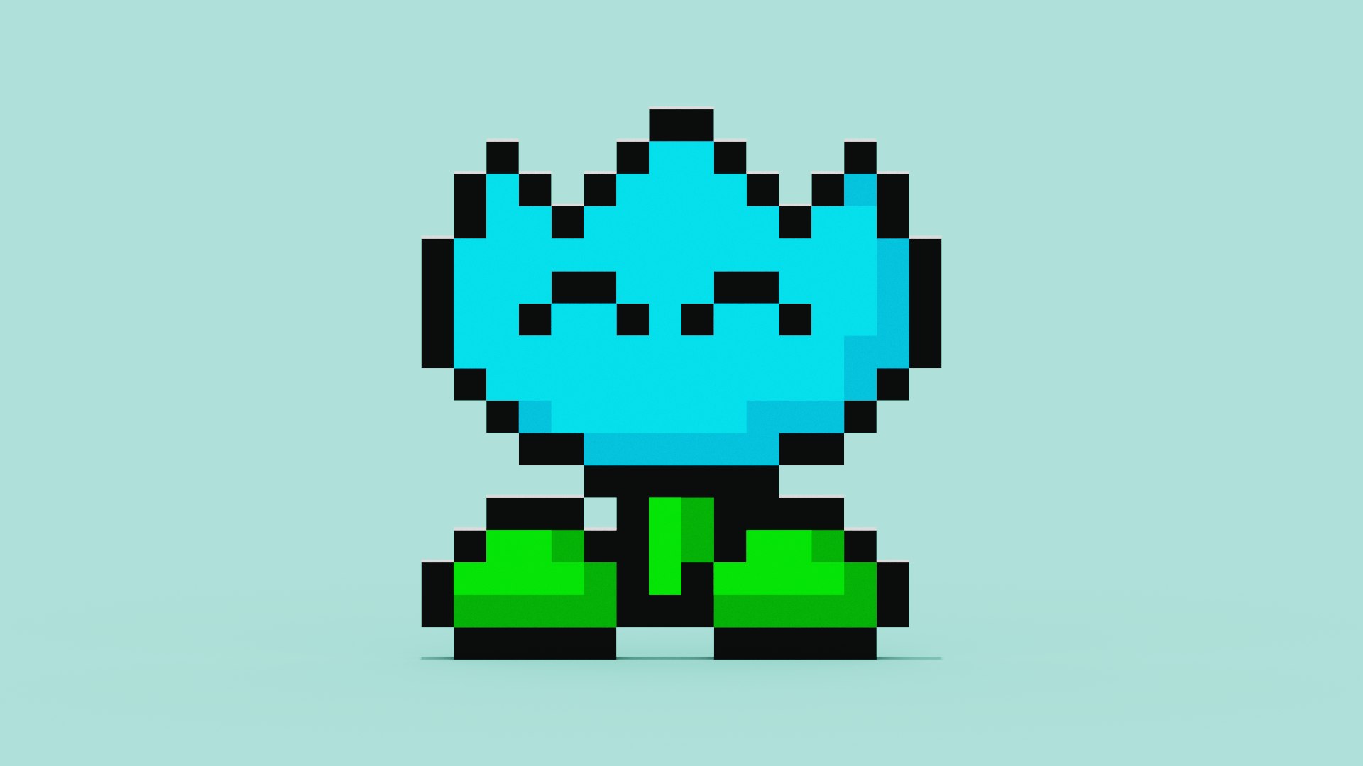 modelo 3d Mario Ice flower - TurboSquid 2079712