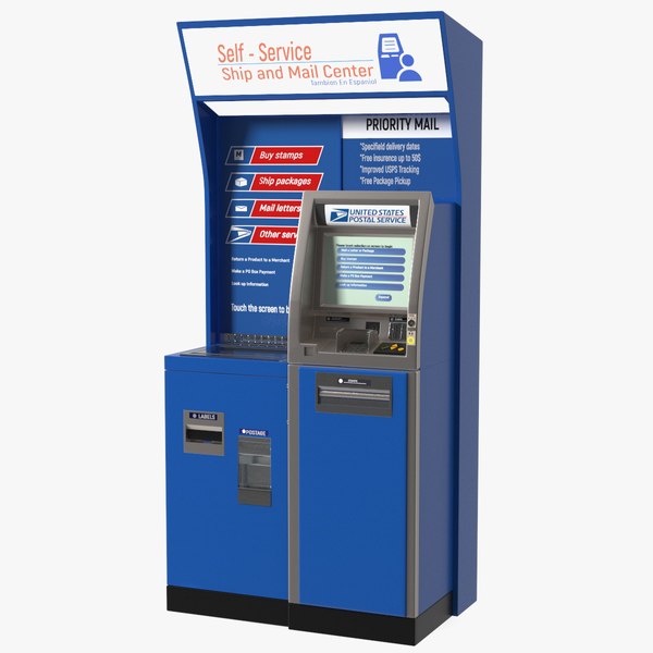 United States Postal Self Service Kiosk 3D 모델 - TurboSquid 2040329