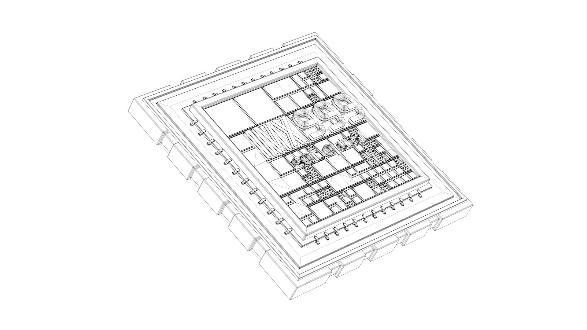 Internal Structure Of CPU GPU Capacitor Core Of Electronic Product Chip ...