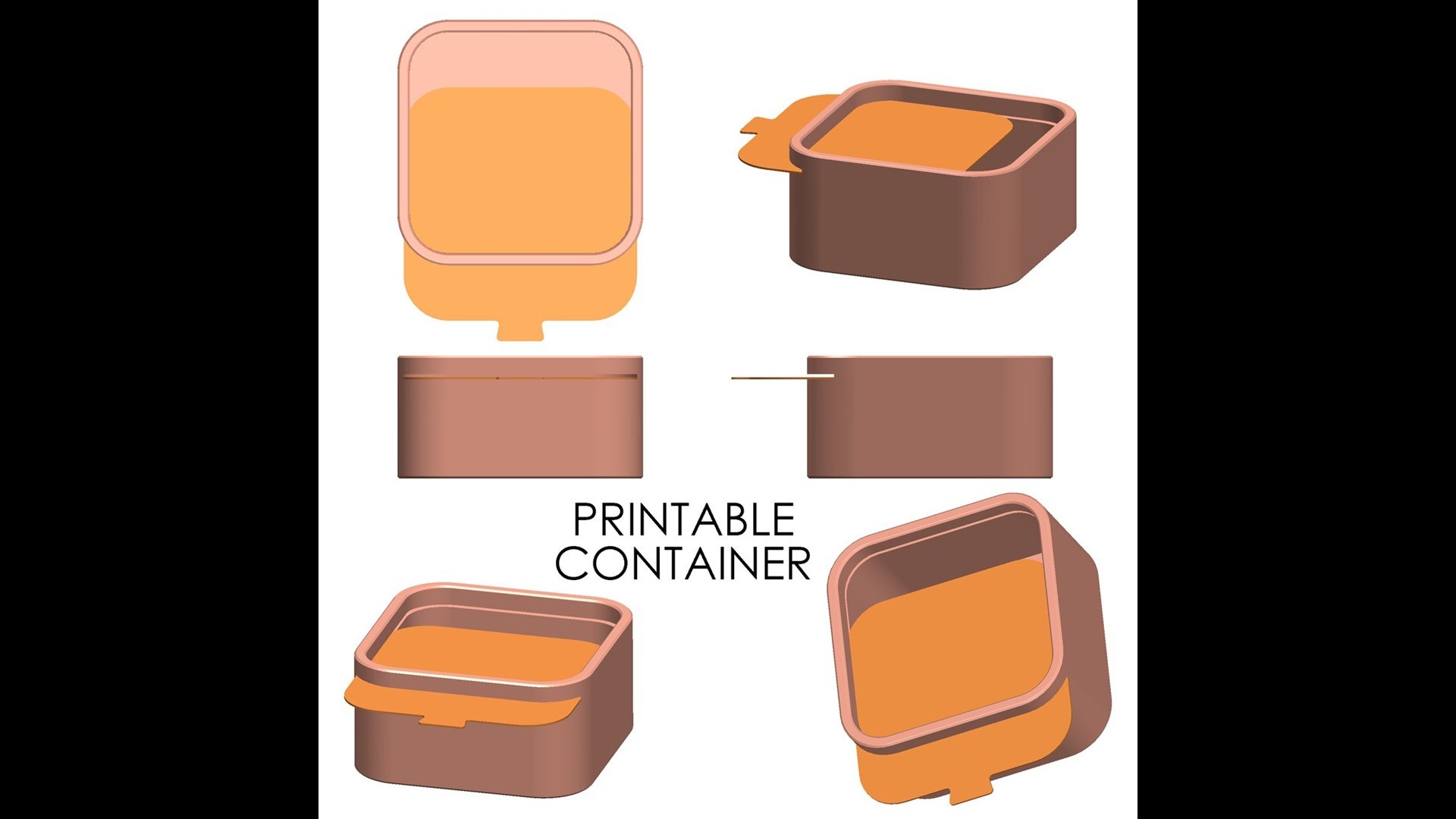 3D Printable Container - TurboSquid 2287654