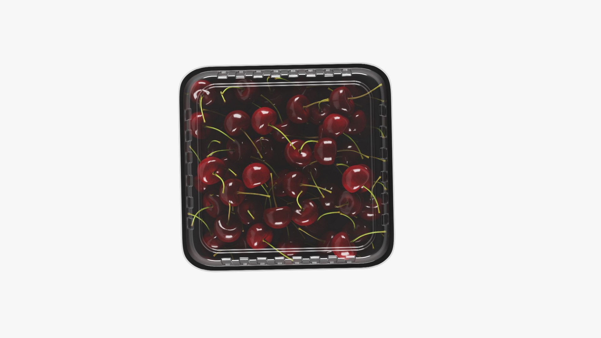 Cherries In Plastic Container 3D Model - TurboSquid 2106839