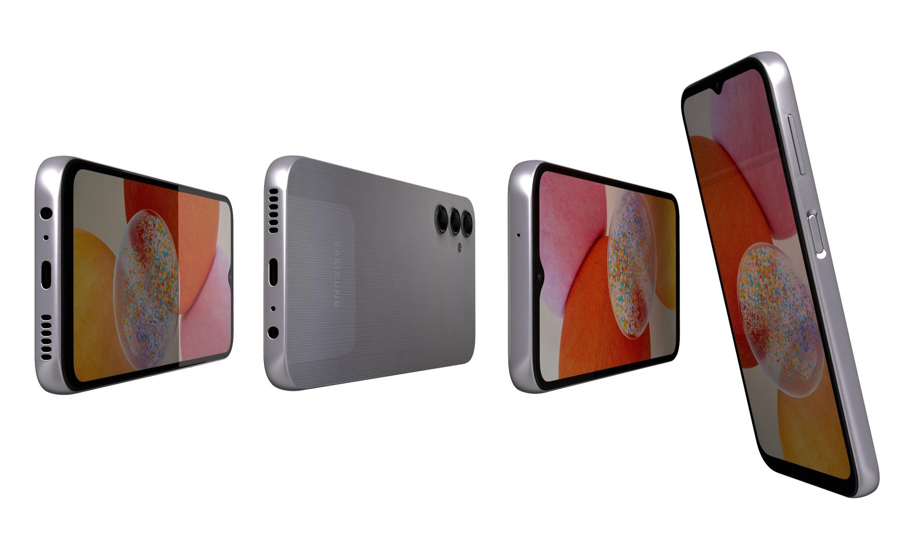 Samsung Galaxy A14 White Model - TurboSquid 2041306