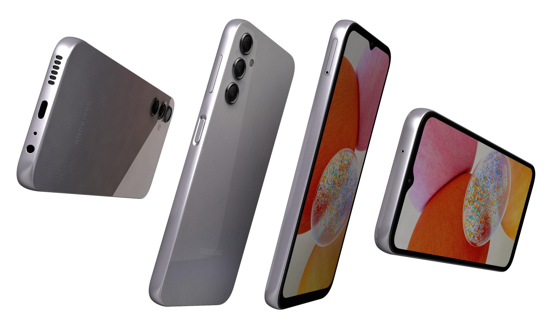 Samsung Galaxy A14 White Model - TurboSquid 2041306