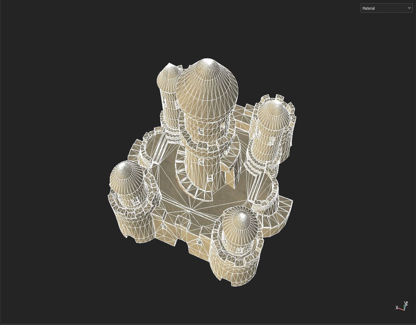 3D Sand Castle - TurboSquid 2387005