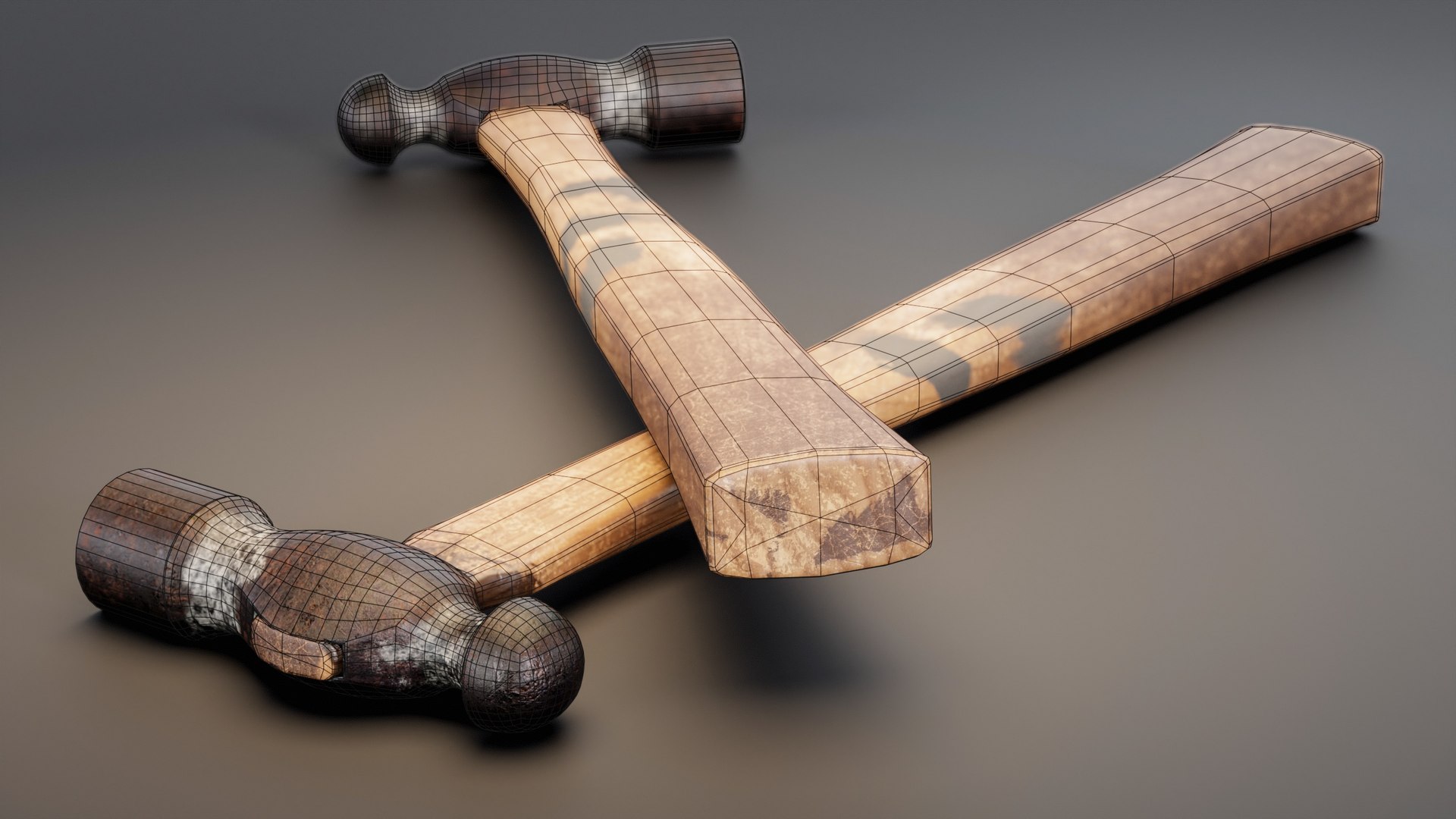 3D Model Ball Pein Hammer - TurboSquid 2345879