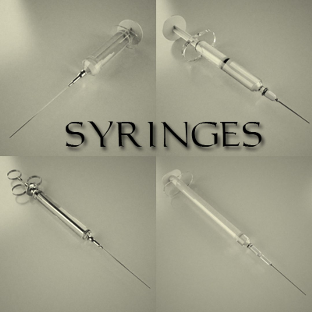3d Syringes Model