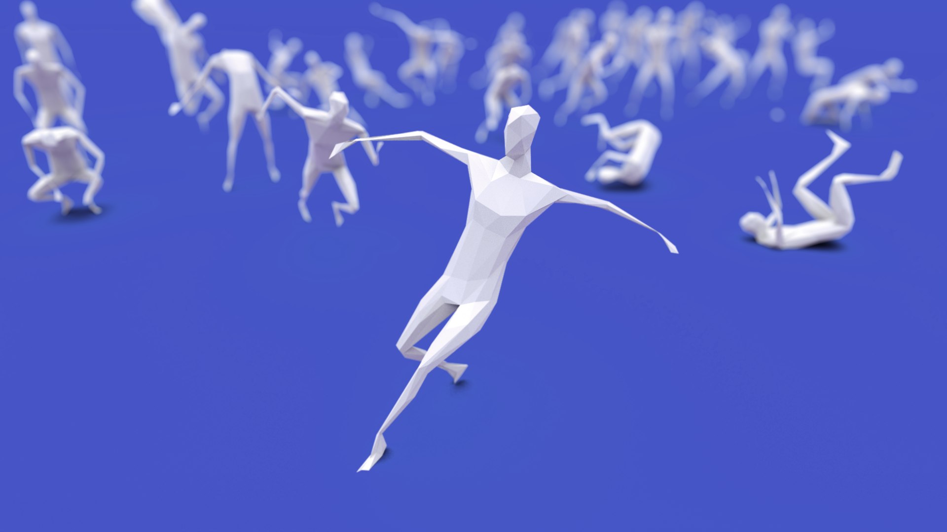 Triangulated Human Action 3D Model - TurboSquid 1223226