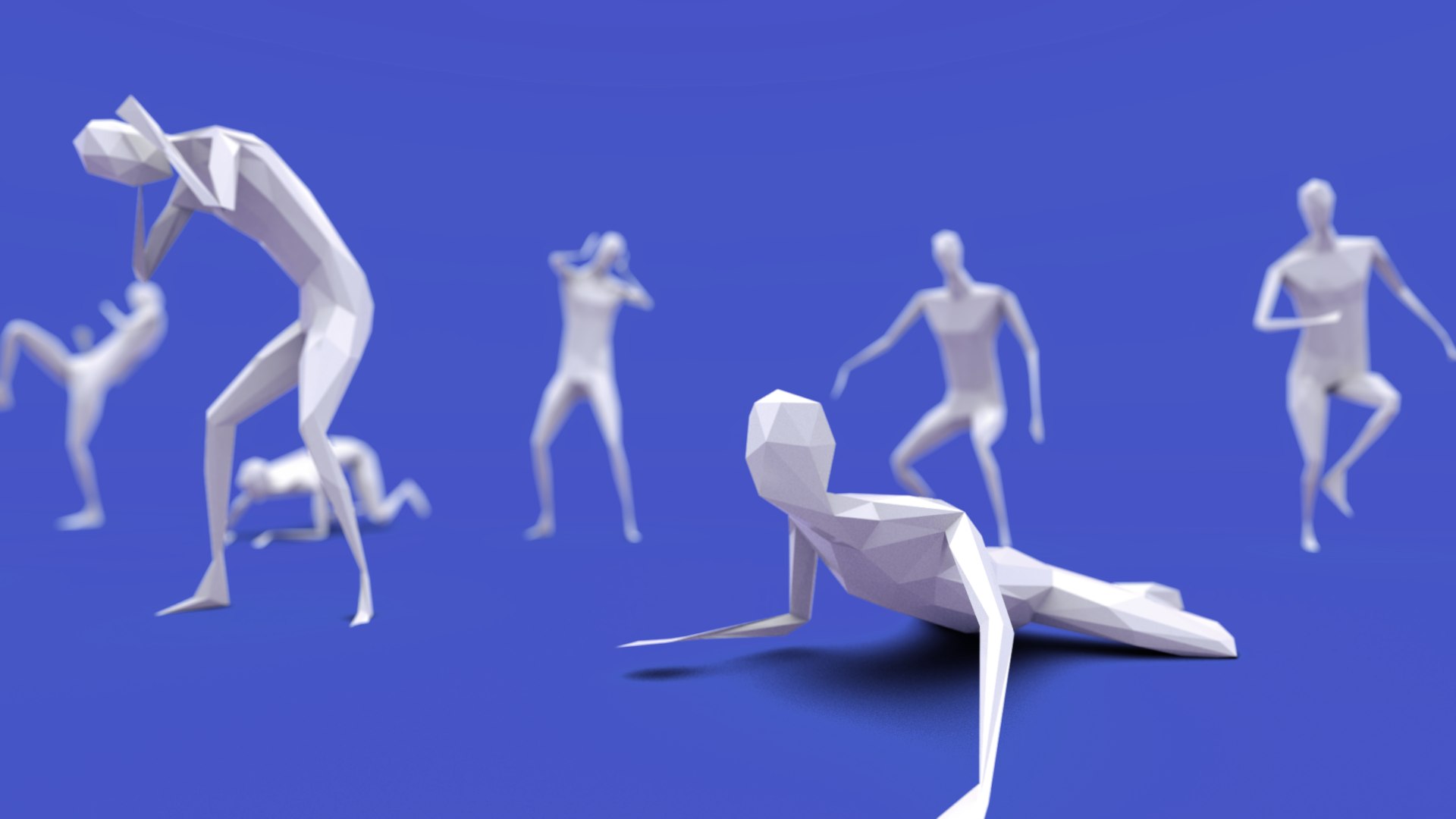 Triangulated Human Action 3D Model - TurboSquid 1223226