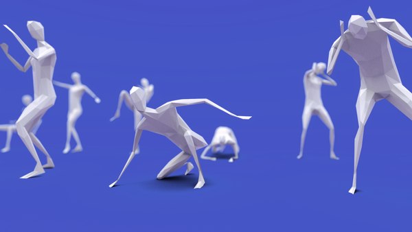 Triangulated human action 3D model - TurboSquid 1223226