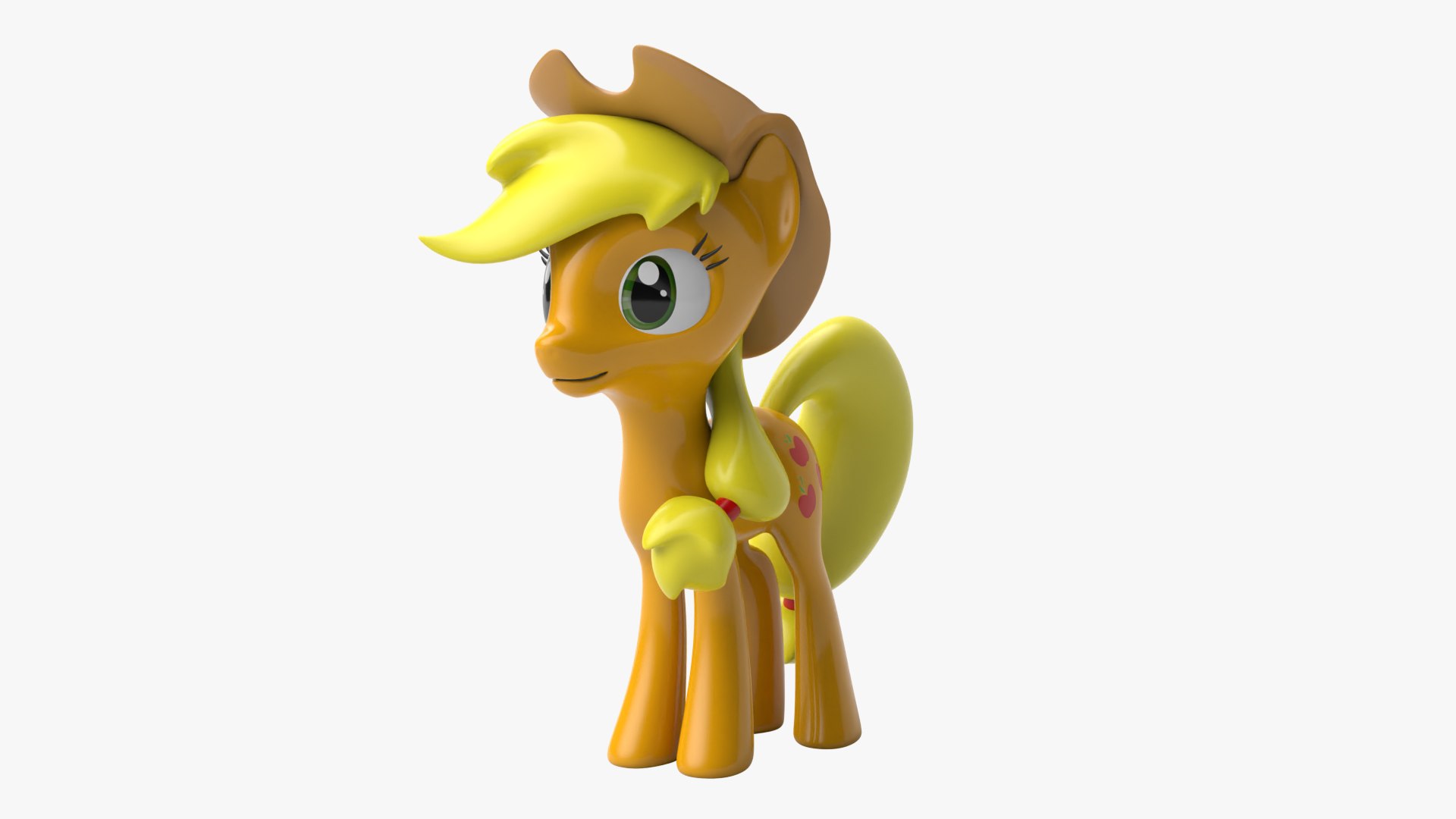 3D Applejack Pony - TurboSquid 2009054
