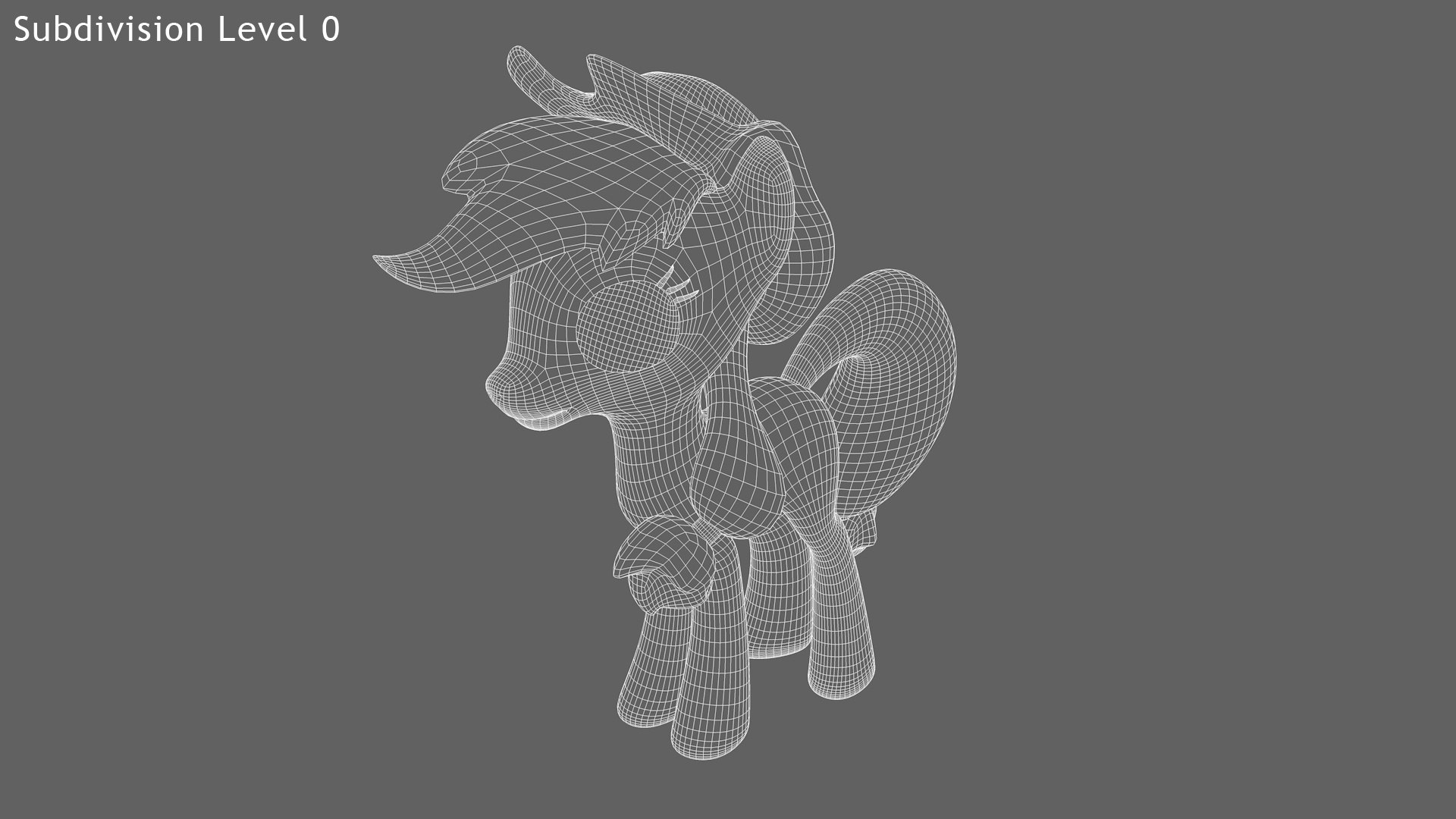 3D Applejack Pony - TurboSquid 2009054