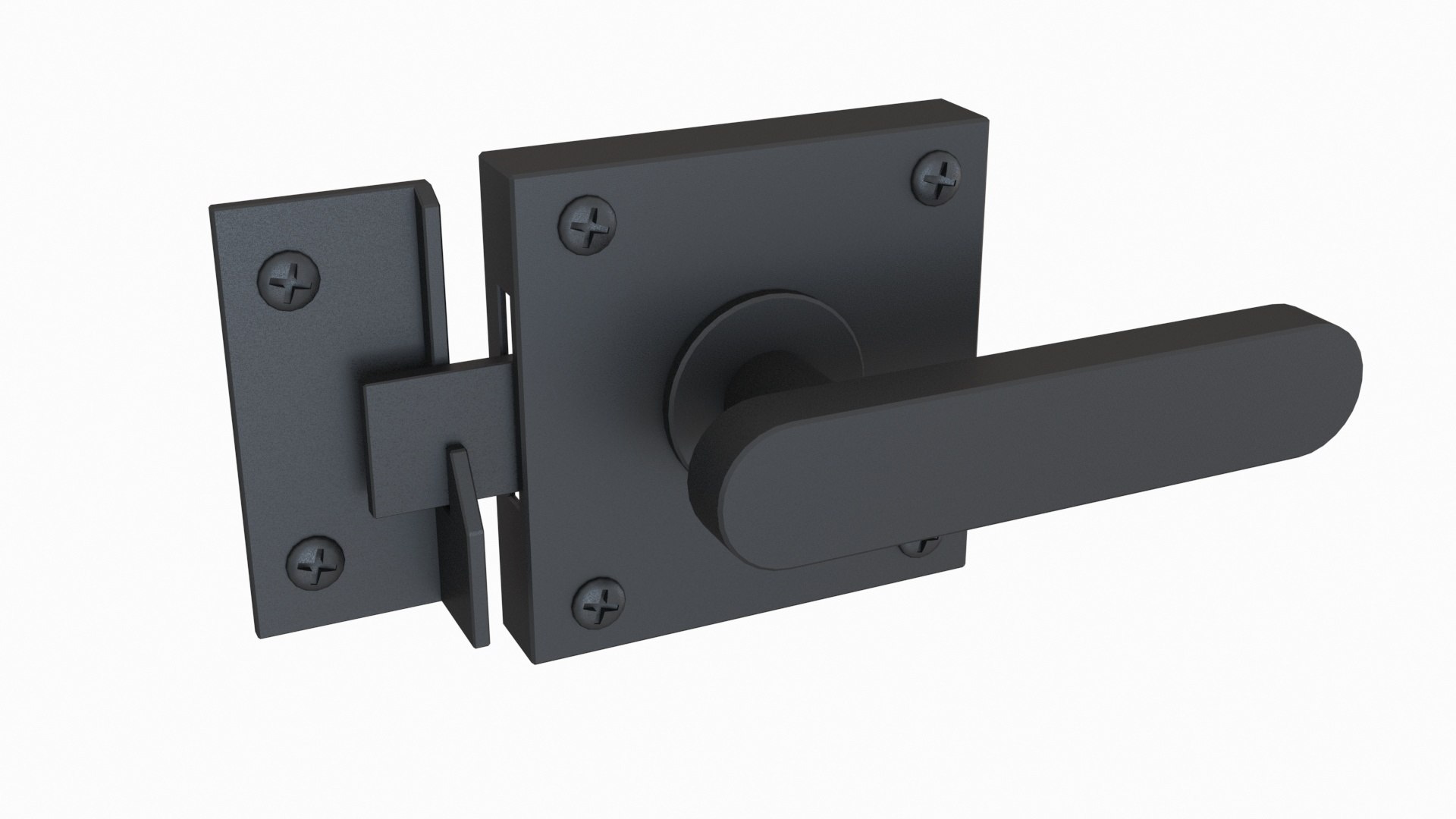 Gate Hardware Kit 3D model - TurboSquid 2105047