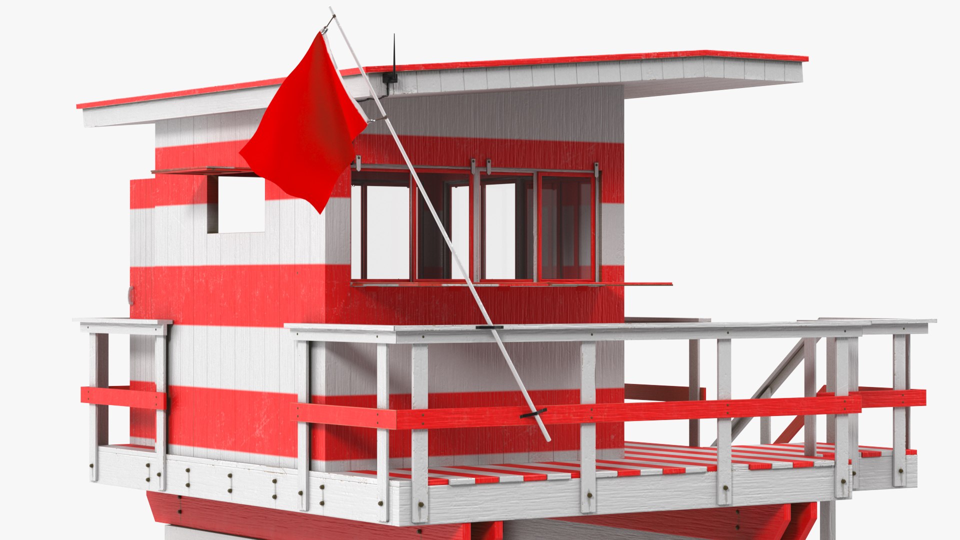 3D Beach Lifeguard Tower - TurboSquid 1734567