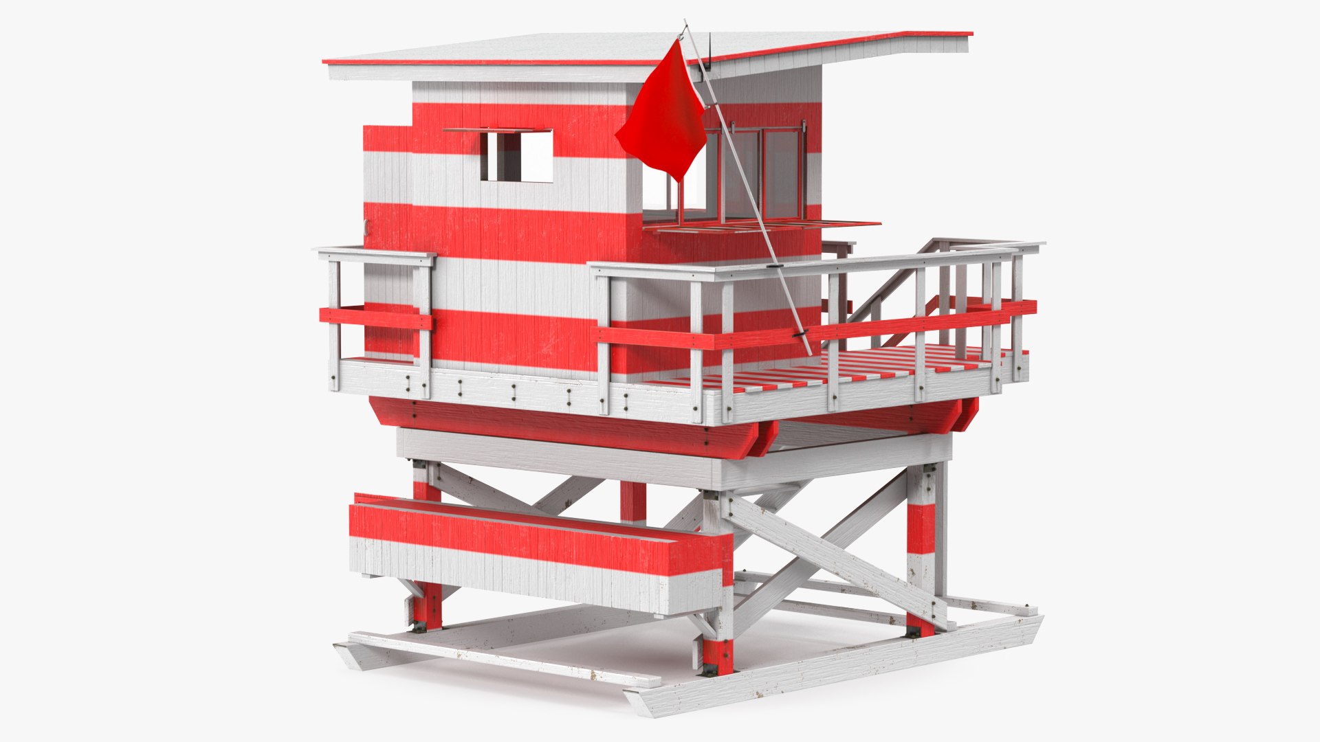 3D Beach Lifeguard Tower - TurboSquid 1734567