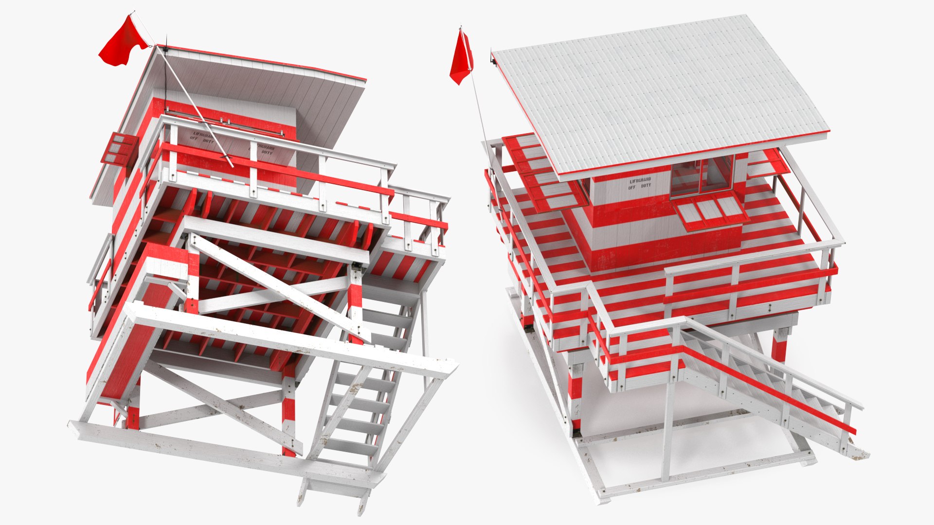 3D Beach Lifeguard Tower - TurboSquid 1734567