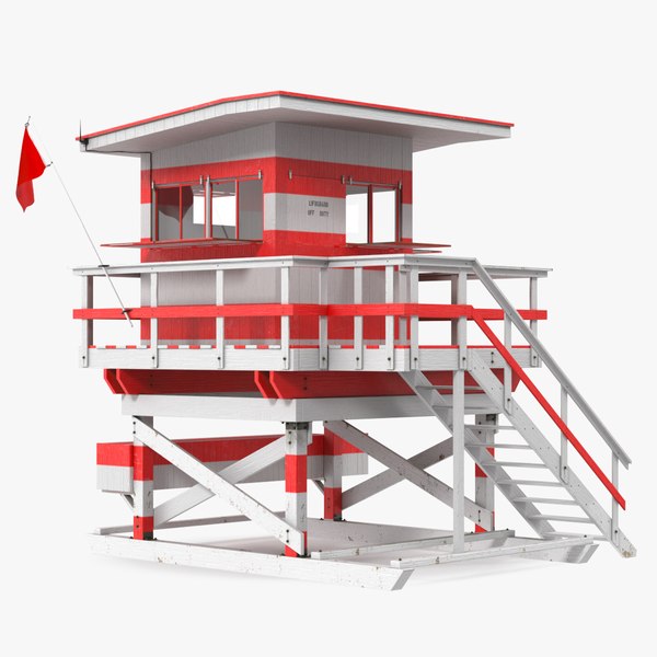 3D Beach Lifeguard Tower - TurboSquid 1734567